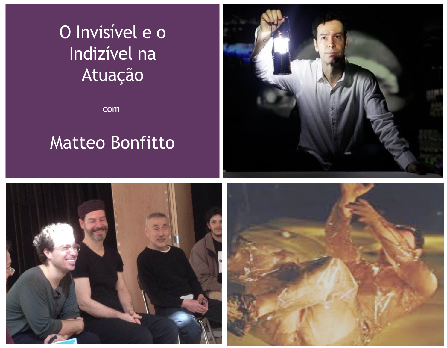 O Invisível e o Indizível na Atuação, com Matteo Bonfitto - Ceteatro